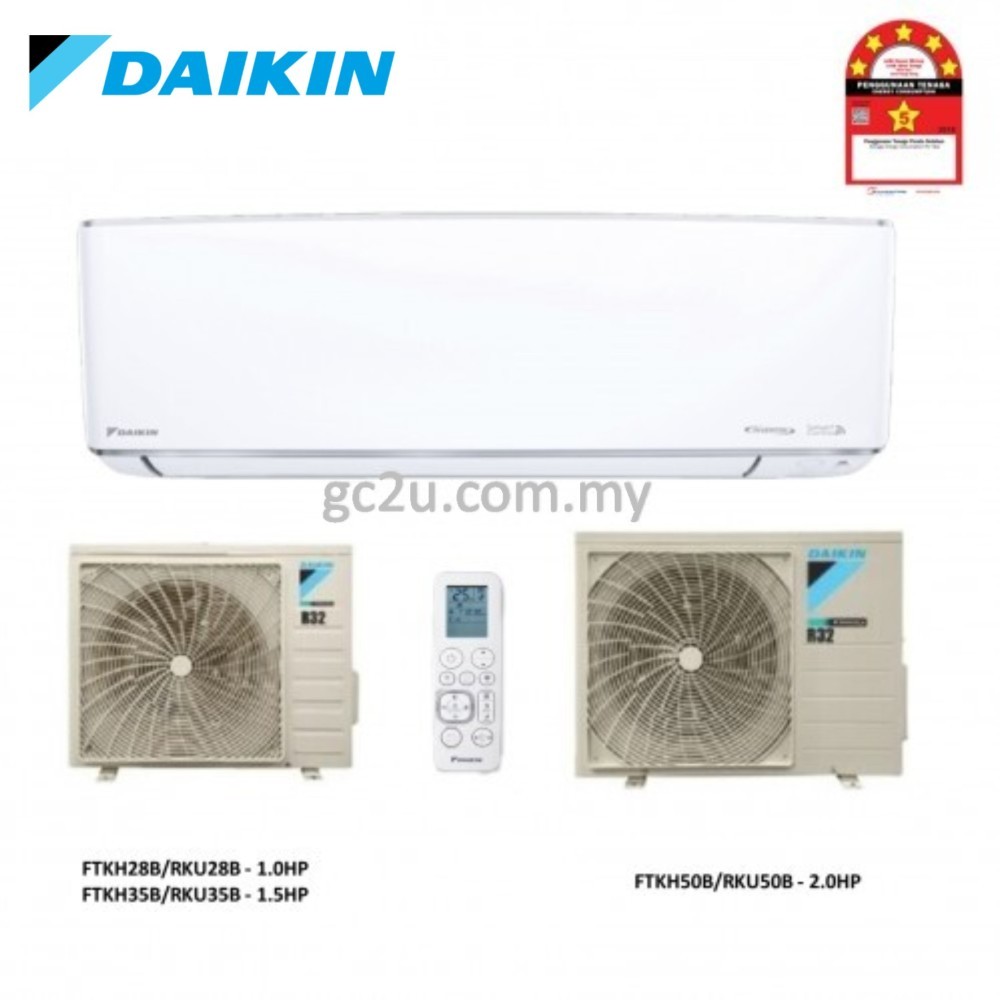 DAIKIN WALL MOUNTED SMARTO WIFI INVERTER R32 (GIN ION) AIR CONDITIONER